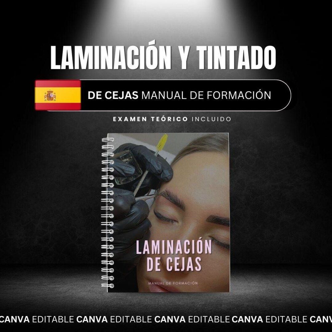 Spanish Brow Lamination Training Manual.eyebrow Lamination and Tint,wax ...