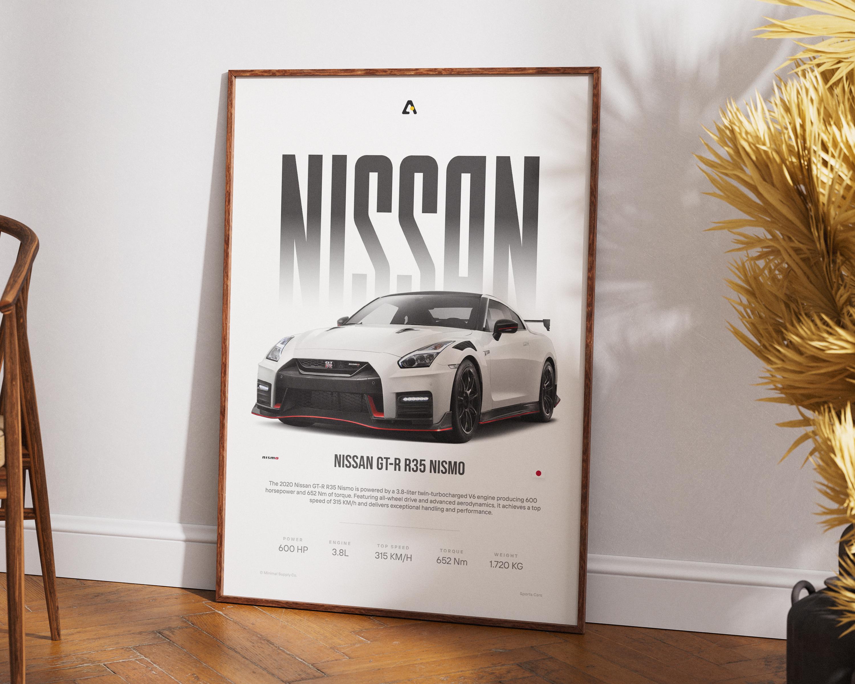 Nissan GTR R-35 | Luxury Sports Car Wall Art | japan Sports Car | nismo ...