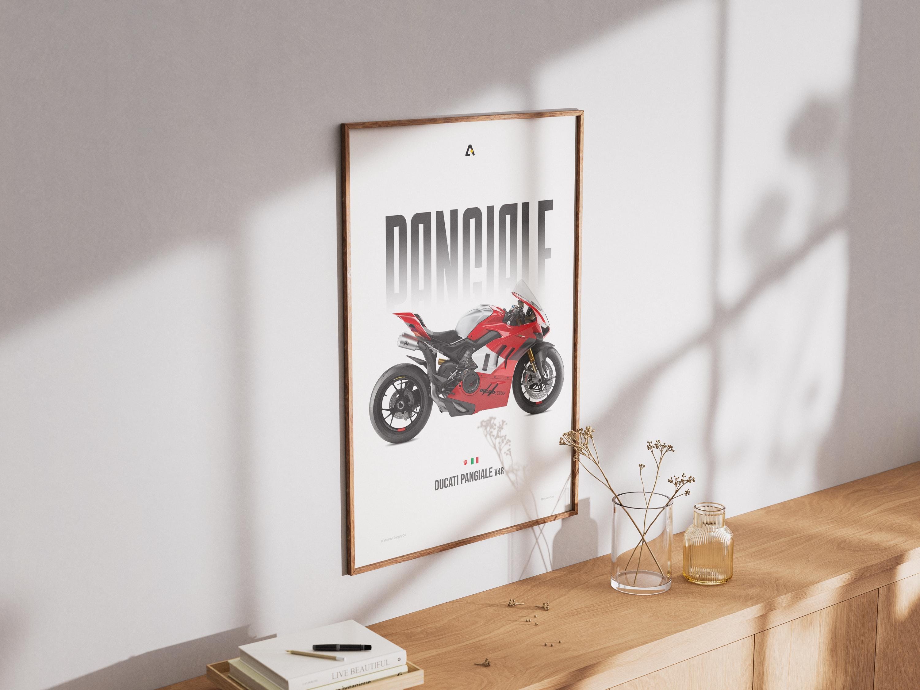 Ducati Panigale V4R Poster | Italian Superbike Wall Art | Ducati V4 ...