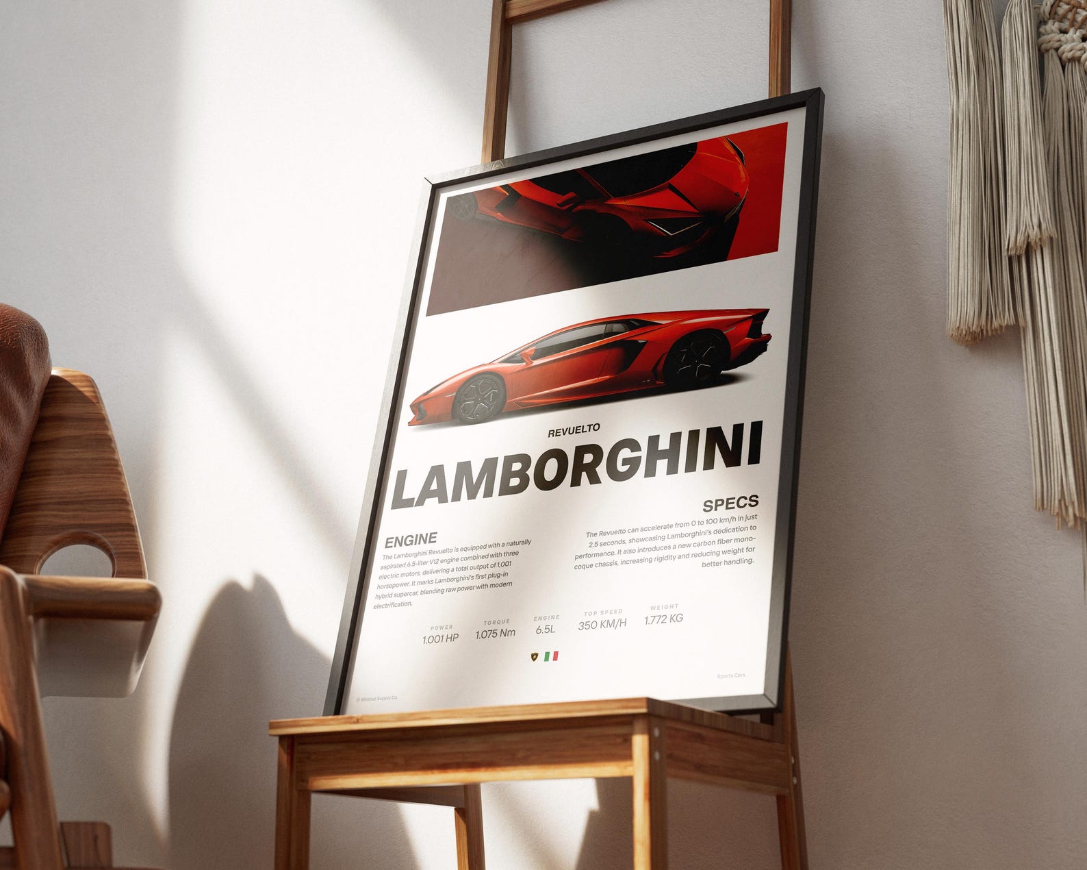 Lamborghini Revuelto Poster | Supercar Wall Art | Exotic Car Print ...