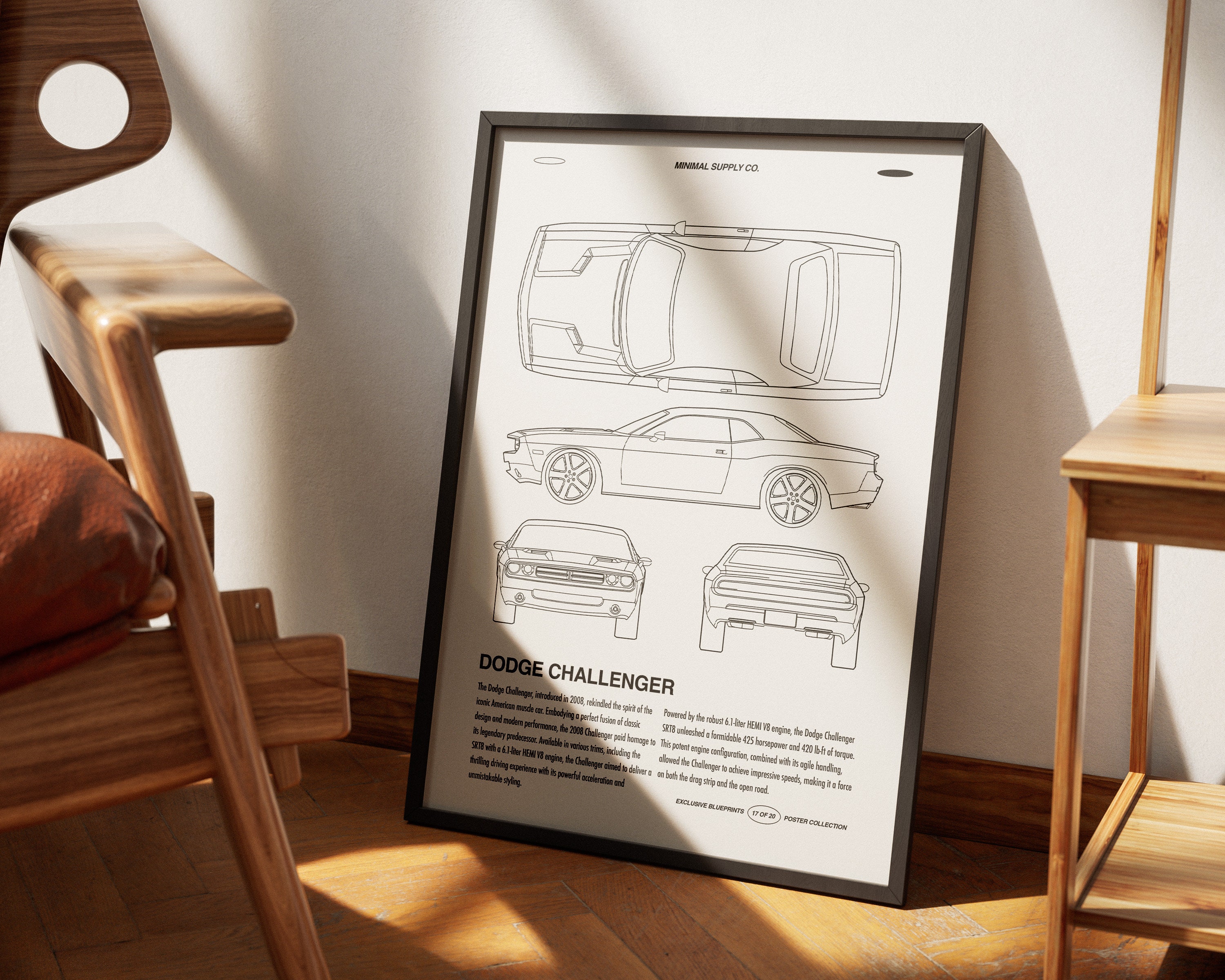 DODGE CHALLENGER | muscle Car Poster | dodge Print | car Wall Art ...