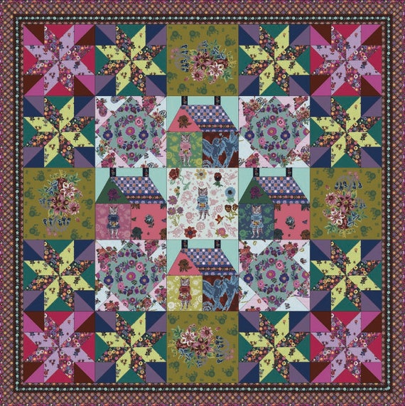 Sunday in the country quilt kit for Anna Maria's | Etsy