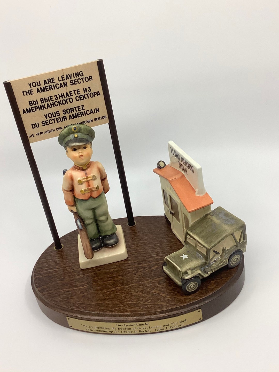 Checkpoint Charlie Limited Edition Hummel Collectible Figurine Signed ...