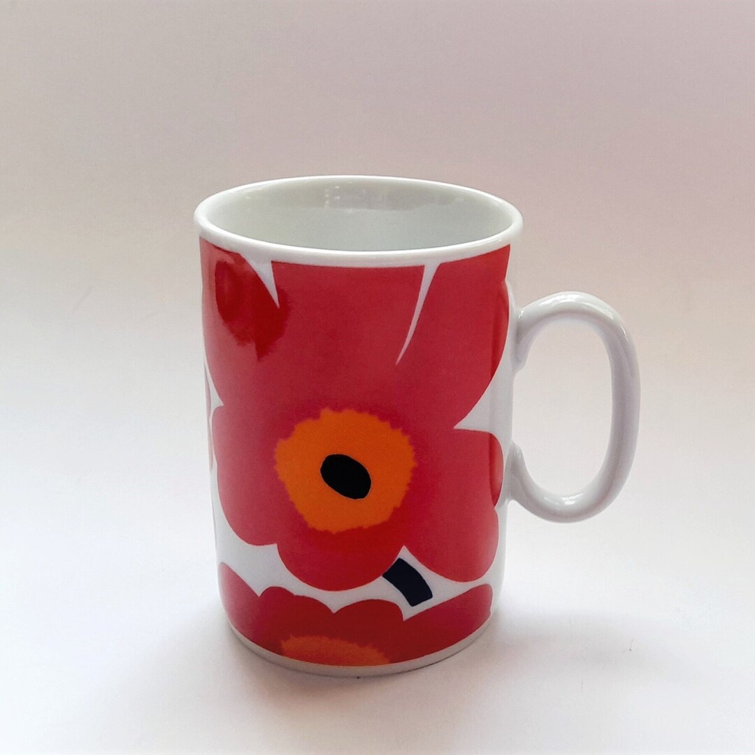 Vintage Marimekko Unikko Poppy Mug - Maija Isola Design - Etsy