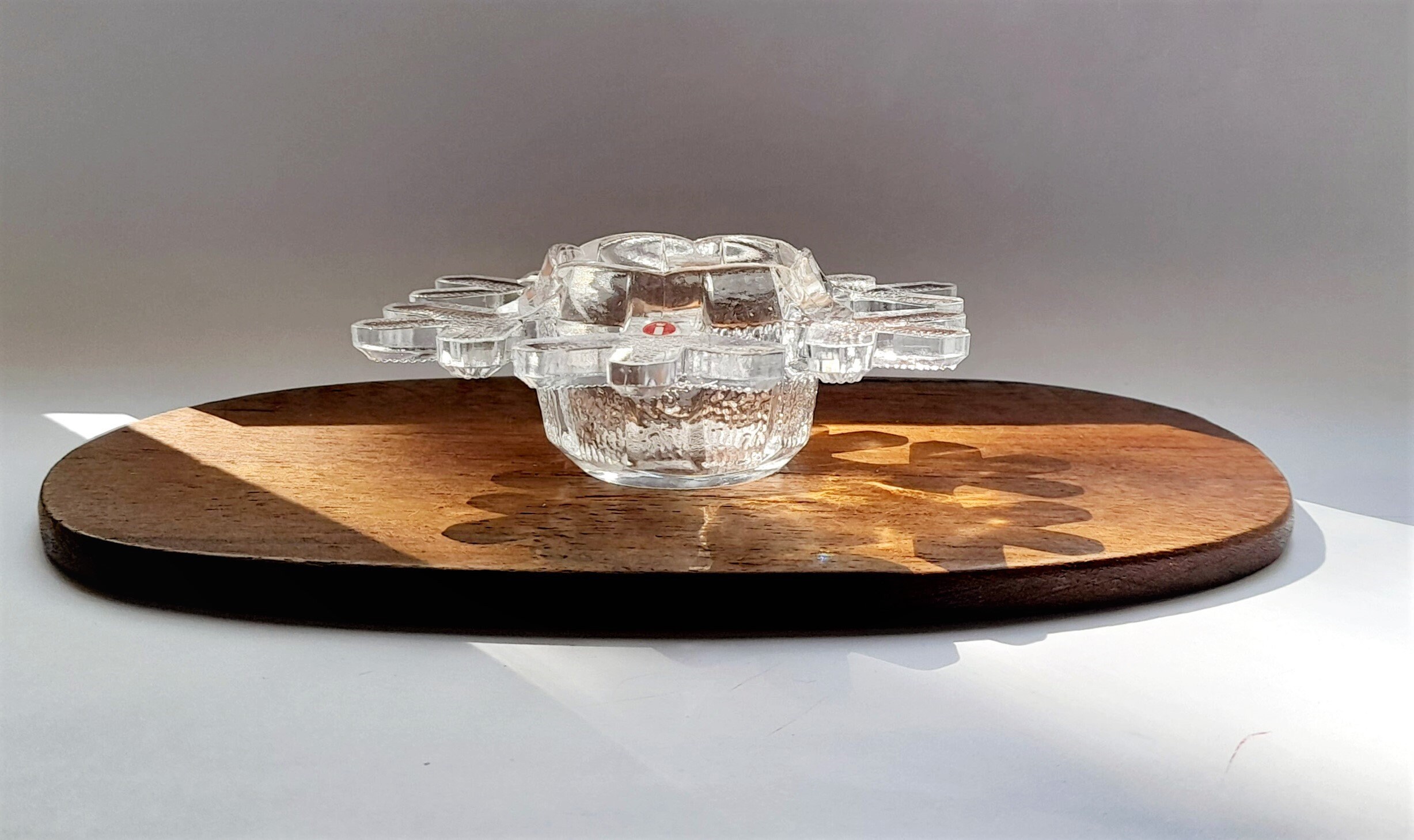 IITTALA Finland SNOW CRYSTAL Snowflake Candleholder Tea Light Votive ...