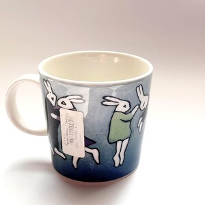 Arabia Finland BUNNY MUG DANCING Collectible Mug Excellent Condition ...