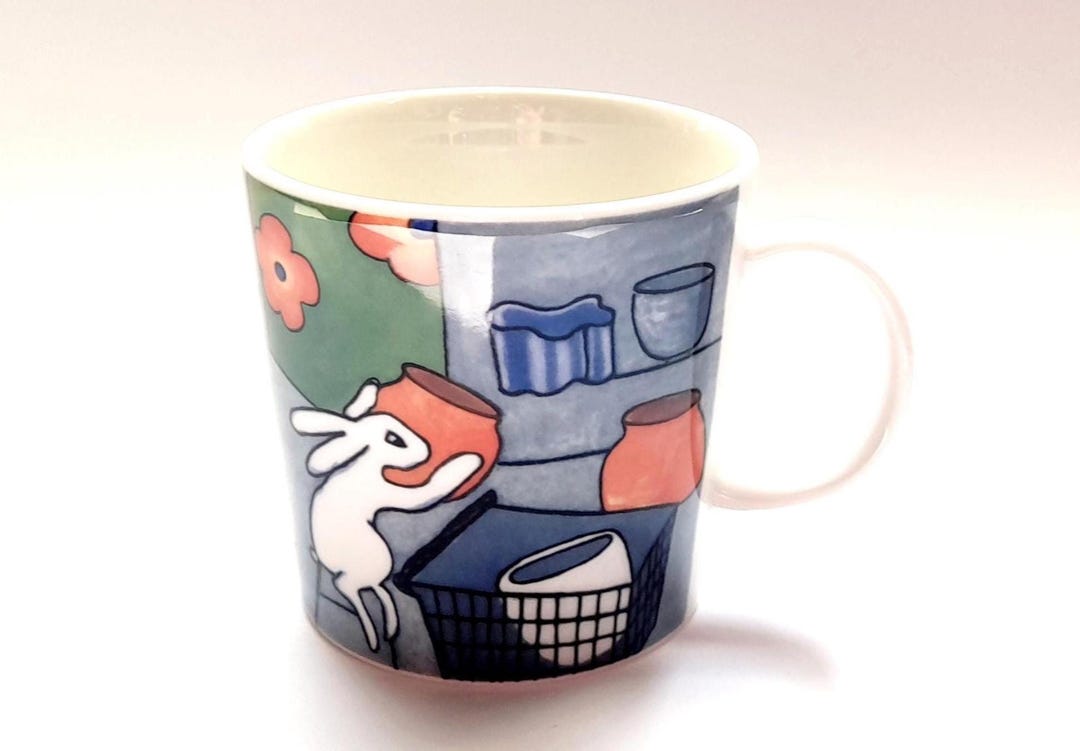 Arabia Finland Bunny Mug Heljä Liukko-sundström Shopping Bunnies Design ...