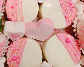 1 Dozen White Silver Pearl Oreos Chocolate Covered Oreo Party - Etsy