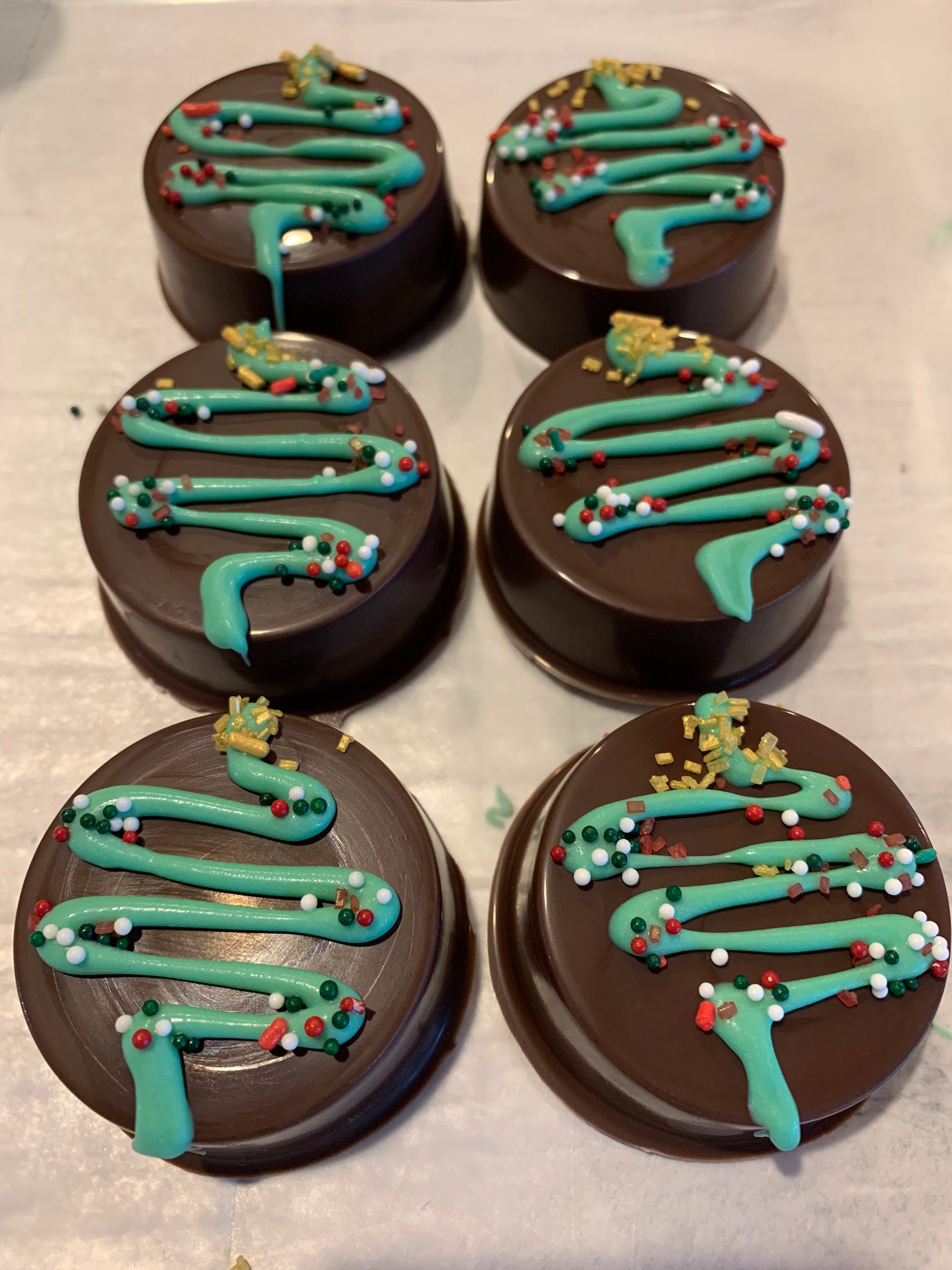 Fall Chocolate Covered Oreos-double Stuffed-6 Pk. - Etsy