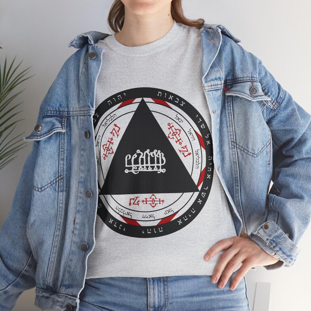 King Paimon Sigil Unisex Tee, Goetia Demon Symbol Shirt, Dark Occult ...