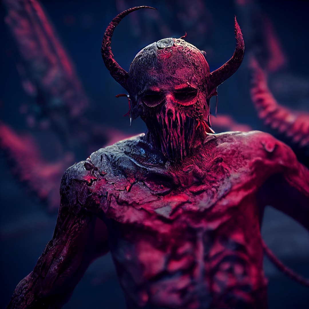 Hell Demon Demon of Hell Demon of Mind Manipulation - Etsy