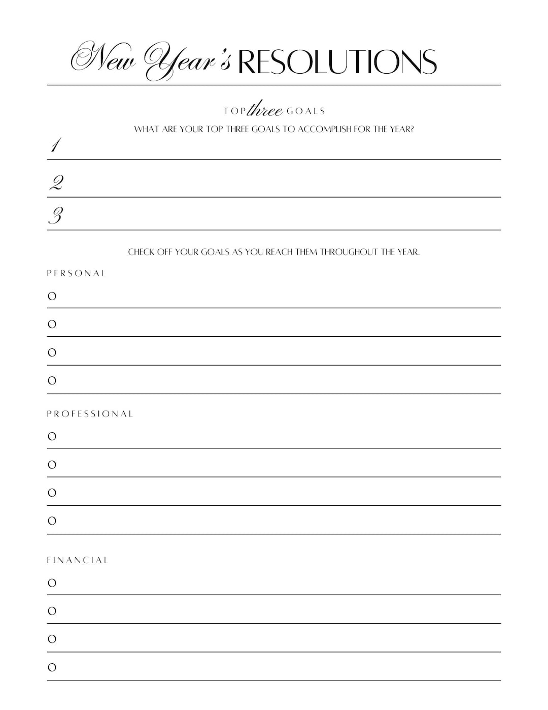 Crush Your Goals: Download Our New Year Resolution Worksheet Manifest ... Crush Your Goals: Download Our New Year Resolution Worksheet Manifest ...