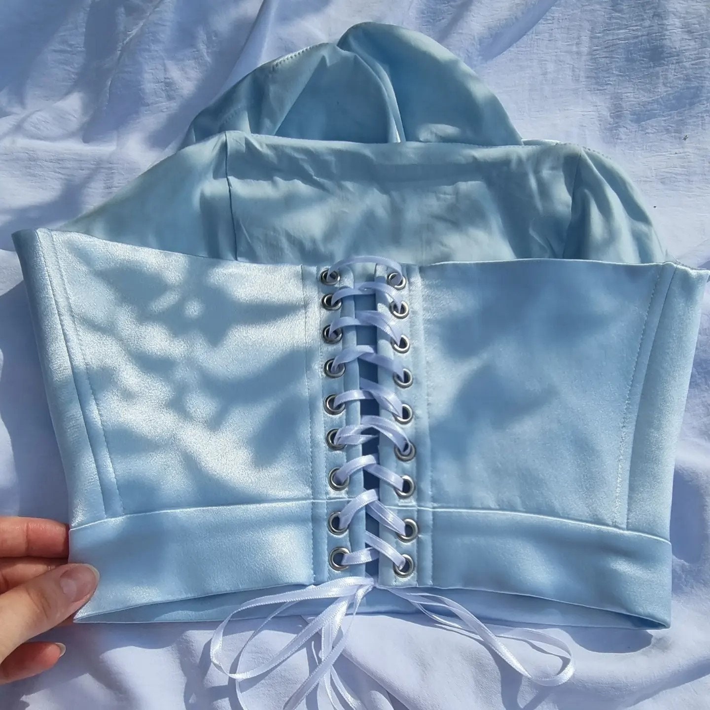 Corset Top With 3d Flower, Top With Flower, Flower Top, 3D Top With a ...