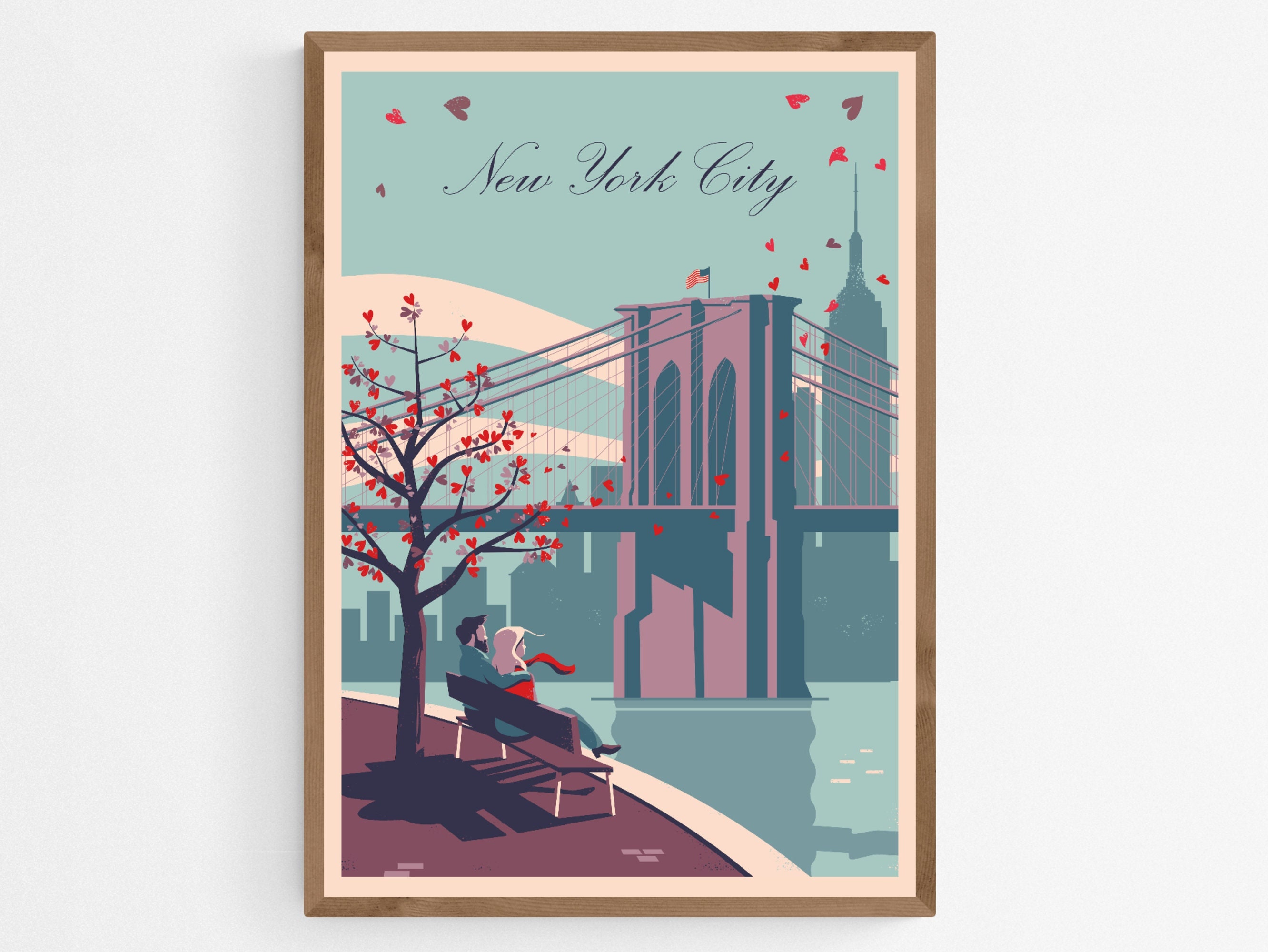 City Illustration Poster