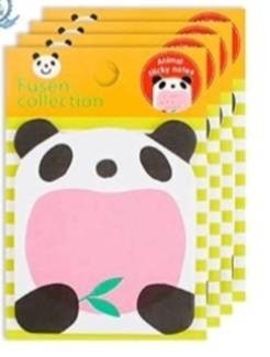4 X Cute Animal Shaped Post-it Memo Sticky Note Pads school - Etsy UK