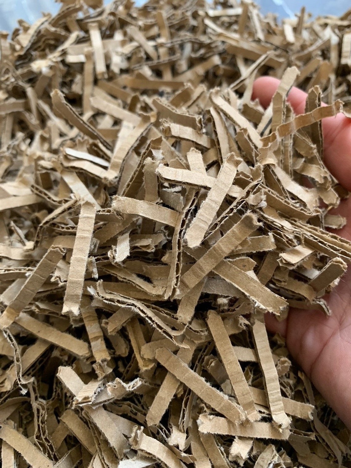 Ecológico reciclado biodegradable cartón rallado / embalaje | Etsy