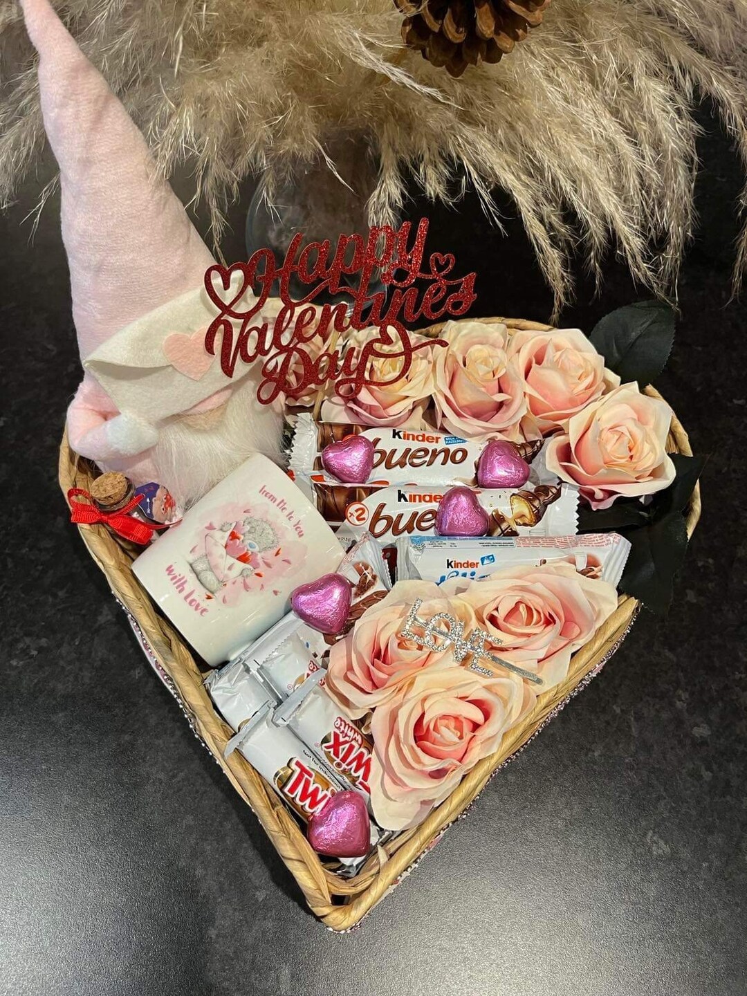 Valentine's Sweet Gift Boxes Valentine's Day Basket - Etsy