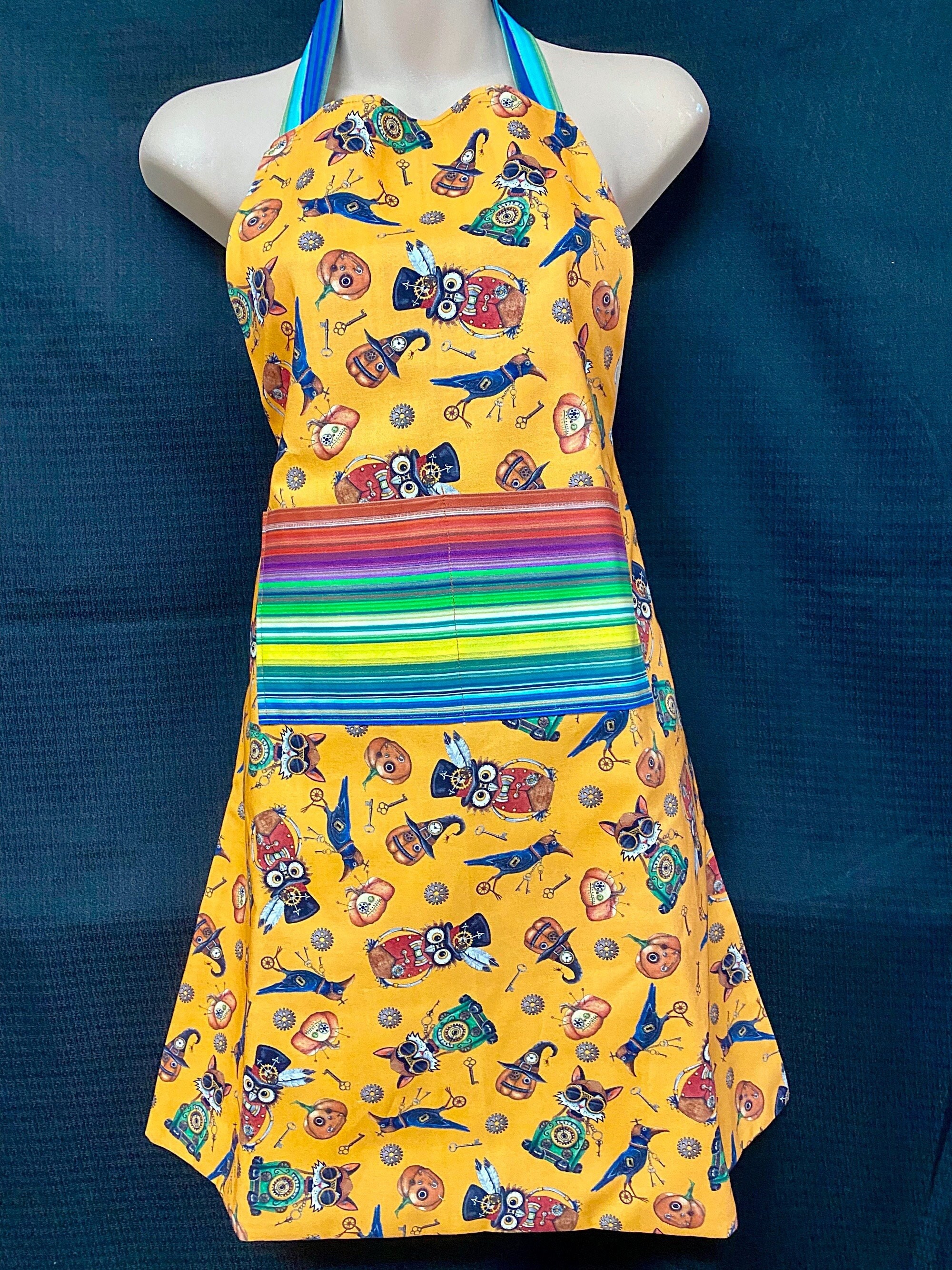 Women's Ultra Funky Steampunk Apron With Coordinating - Etsy