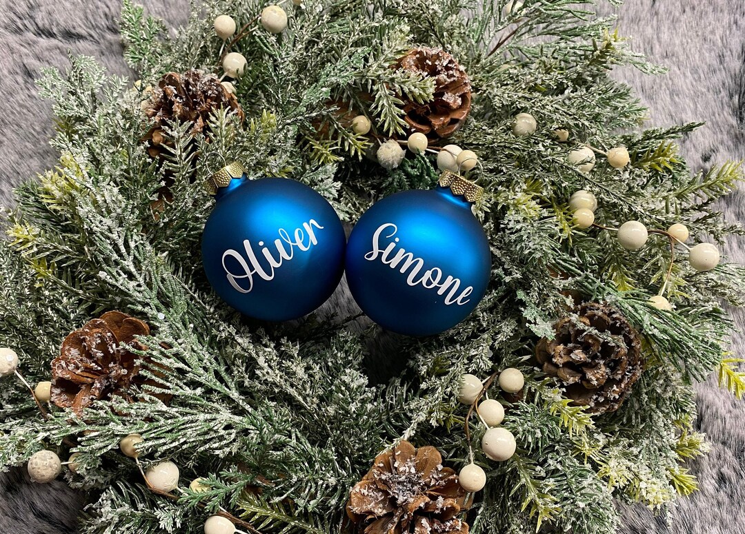 Personalized Christmas Bauble, Christmas Tree Bauble, Decoration ...