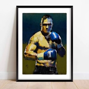 Oleksandr Usyk Limited Edition Art Print, Ukraine World Campion Heavy ...