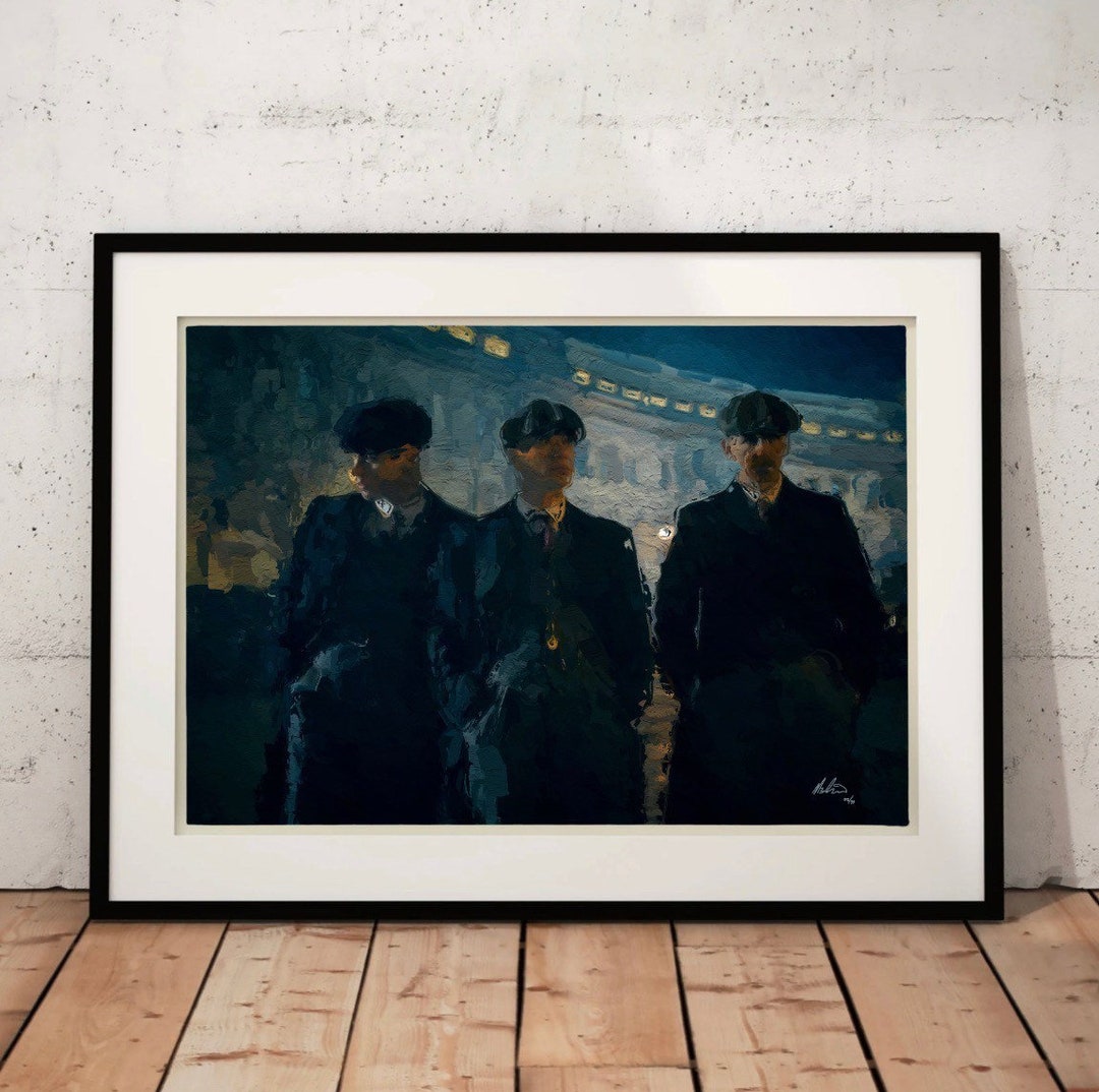 Peaky Blinders the Boys Are Back in Town limited Edition, Hand Drawn ...