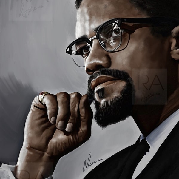 Malcolm X - Etsy