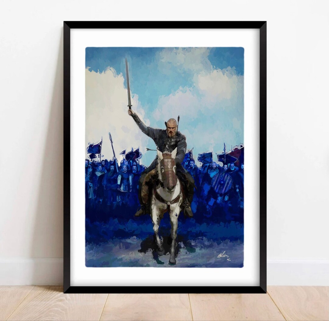 Bjorn Ironside Ragnar Lothbrok Vikings Norway Hand Drawn Digital ...