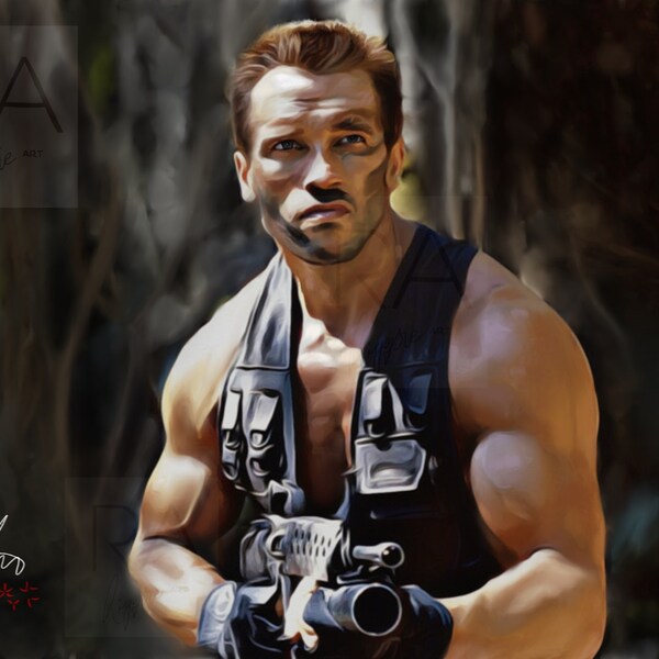 Arnold Schwarzenegger Digital Print - Etsy
