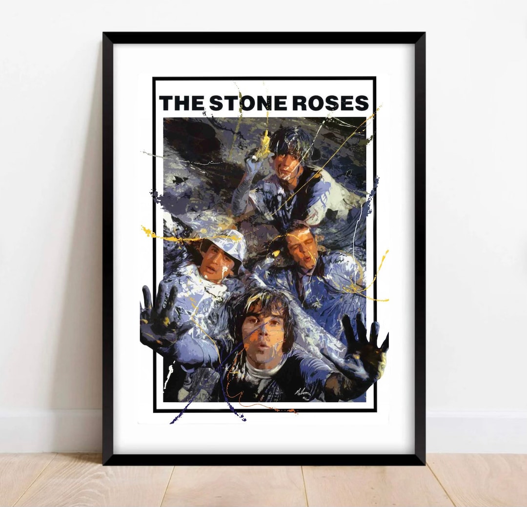 The Stone Roses Poster Print Digital Art Print Ian Brown John Squire ...