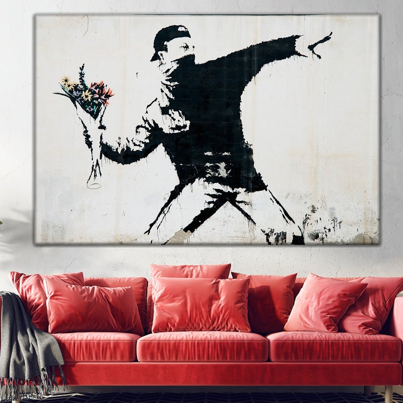 Banksy Urban Art Print - Etsy