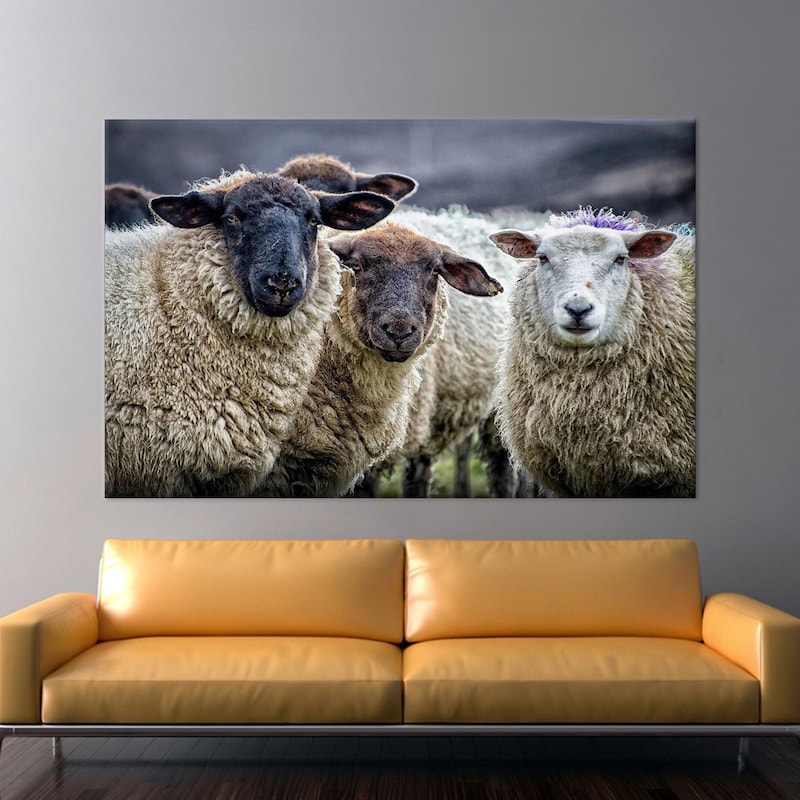 Sheep Art and Paintings - Etsy