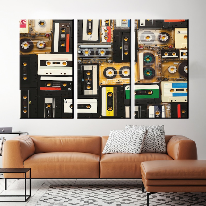 Cassette Tape Wall Art - Etsy