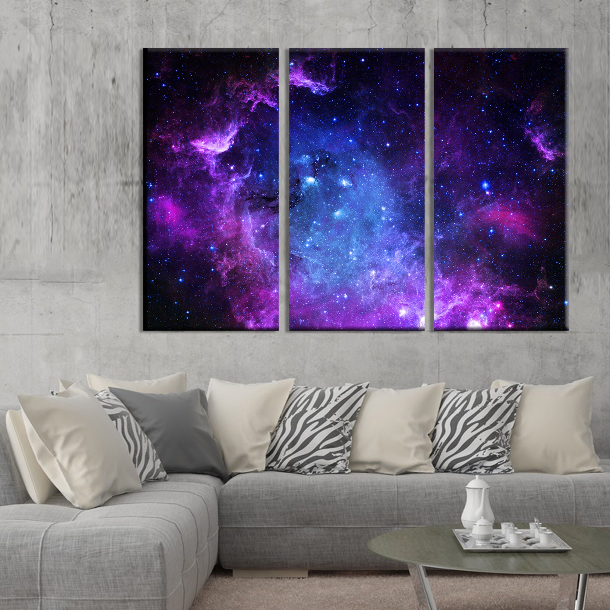 The Infinite Galaxy Wall Art Universe Space Art Print | Etsy