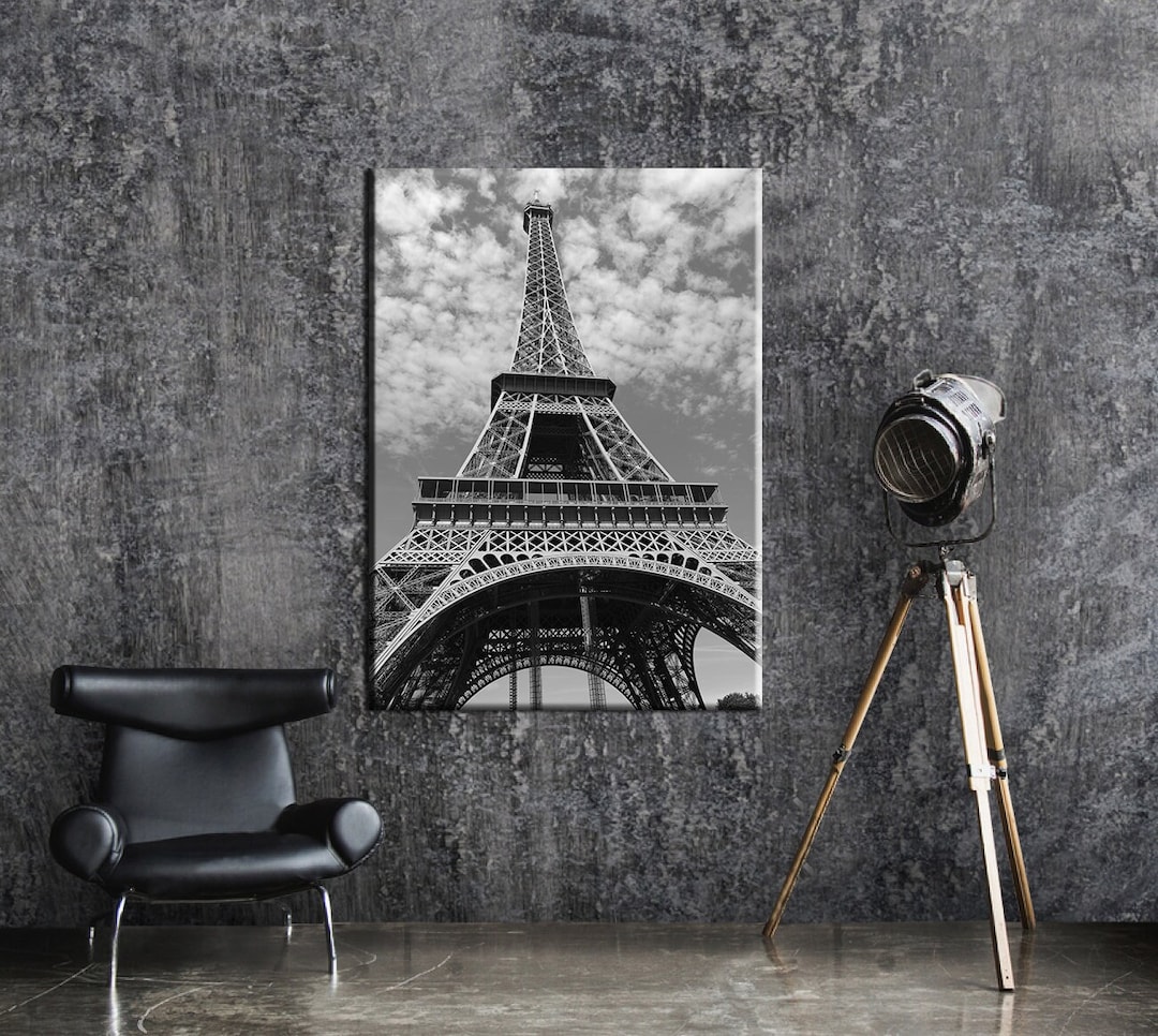 Eiffel Tower Canvas, Eiffel Canvas, Wall Art Canvas, Bedroom Wall Decor ...