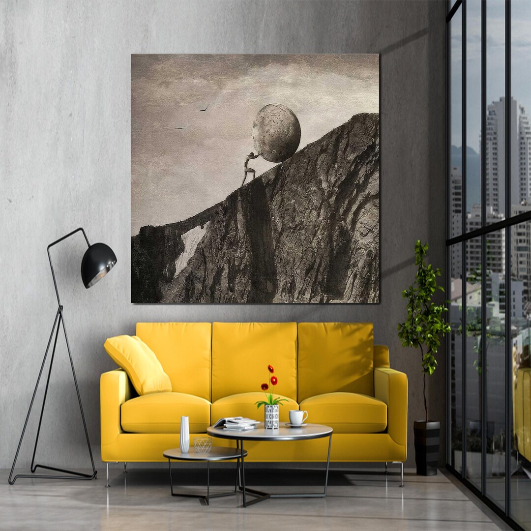 Famous Canvas, Personalized Baby Gift, King Sisyphus 3D Canvas, Jeffrey ...