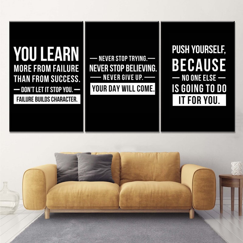 Motivation Wall Art - Etsy