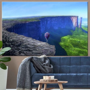 Up Movie Wall Art, up Movie Canvas, up Movie Poster, Abstract Wall Art ...