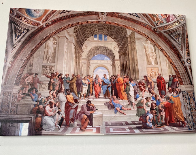 School of Athens remastered and Reorientated by Raffaello Santi Classic ...