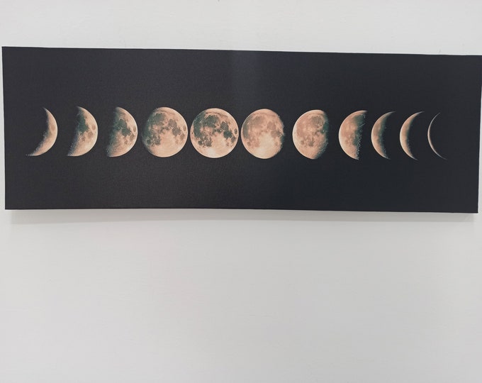 Moon Phase Wall Art Modern Wooden Wall Art Set Moon Phase Wooden Wall ...