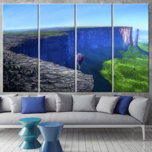 Up Movie Wall Art, up Movie Canvas, up Movie Poster, Abstract Wall Art ...