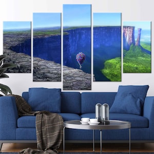 Up Movie Wall Art, up Movie Canvas, up Movie Poster, Abstract Wall Art ...