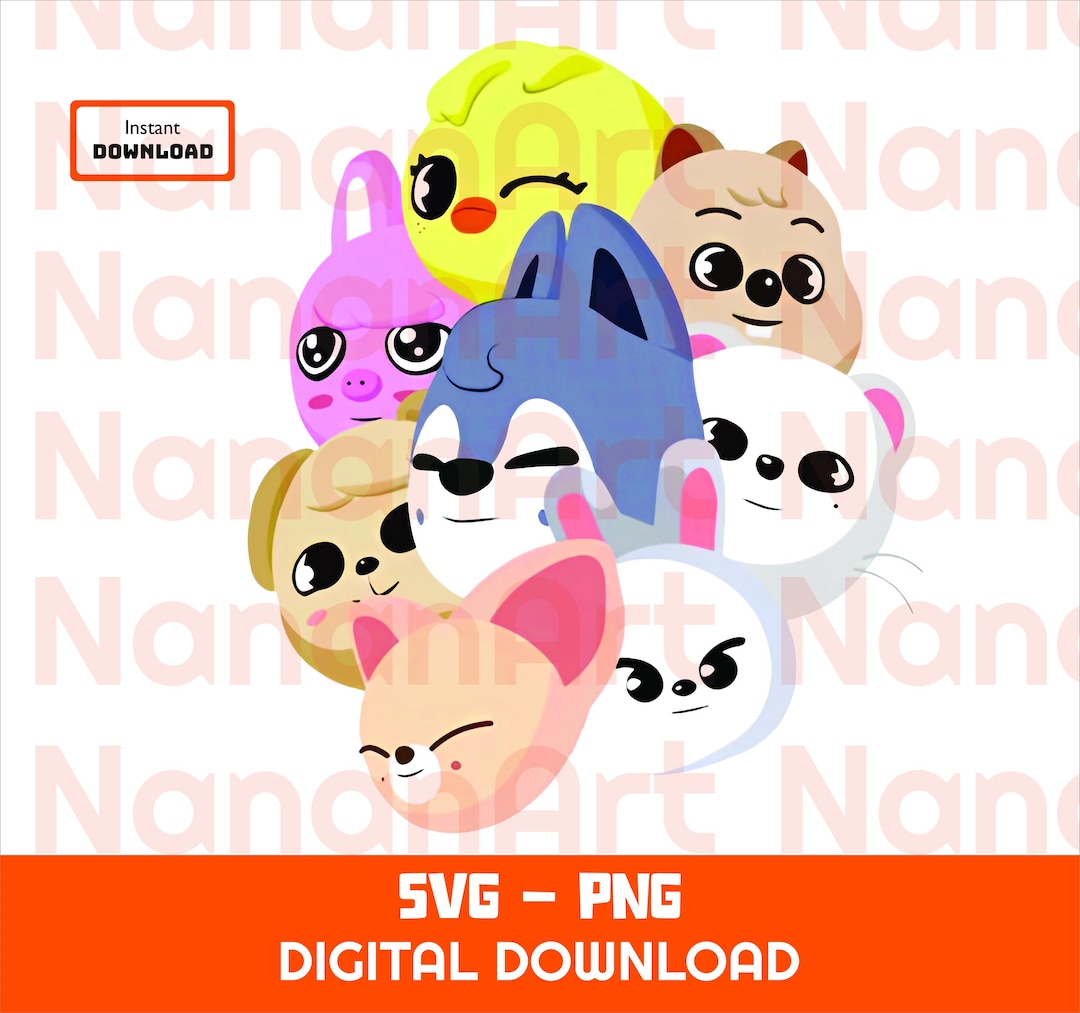 SKZOO Digital Download | Custom Stray Kids Skzoo Designs SVG & PNG ...