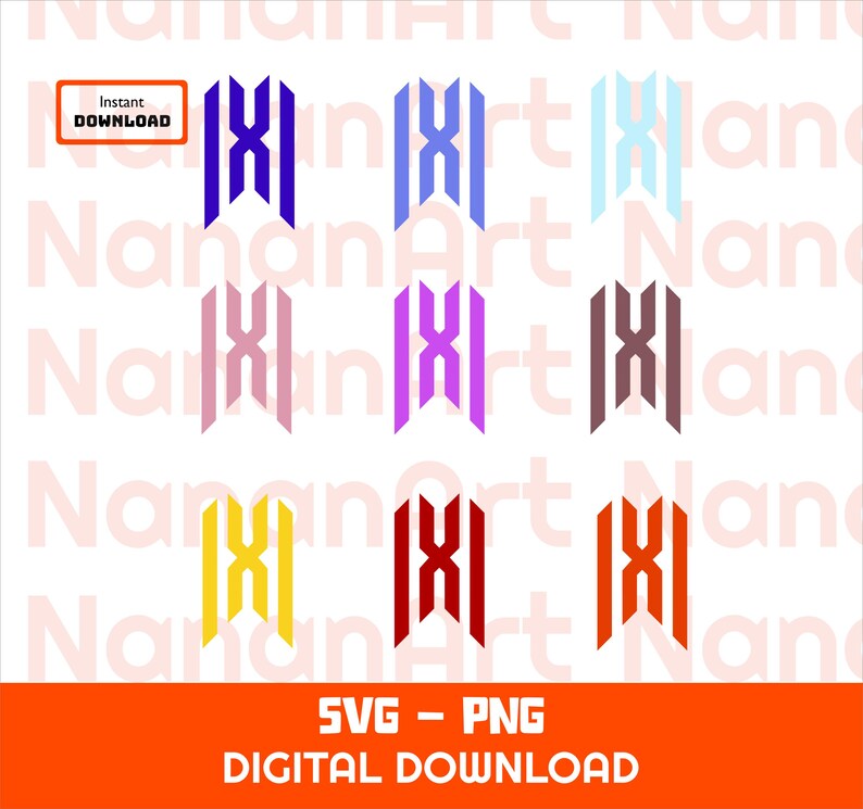 Monsta X Logo SVG PNG | Kpop Digital Art for T-shirts, Stickers and ...