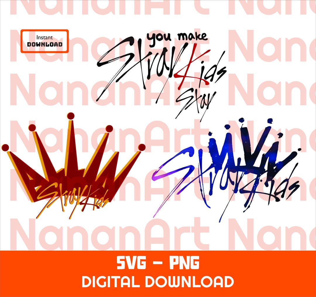 Stray Kids Logo PNG and SVG, Stray Kids Customised Logos, Stray Kids ...