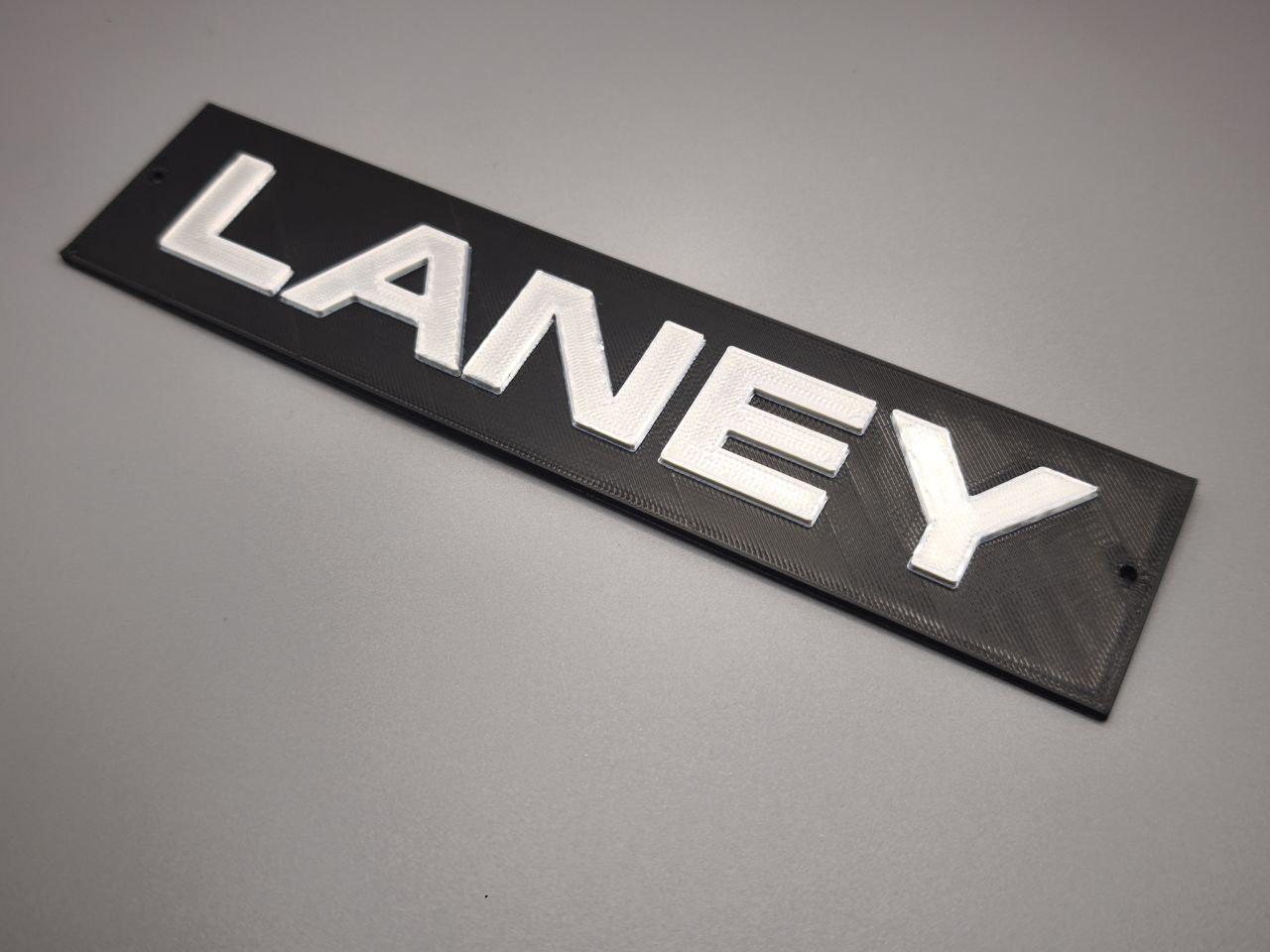LANEY Logo 200mm. 3d Print - Etsy