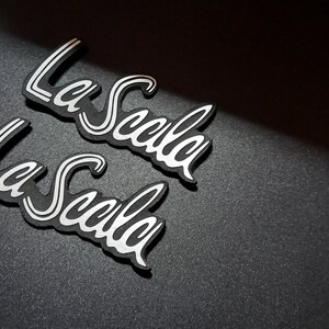 2pcs La Scala Silver Logo - Etsy