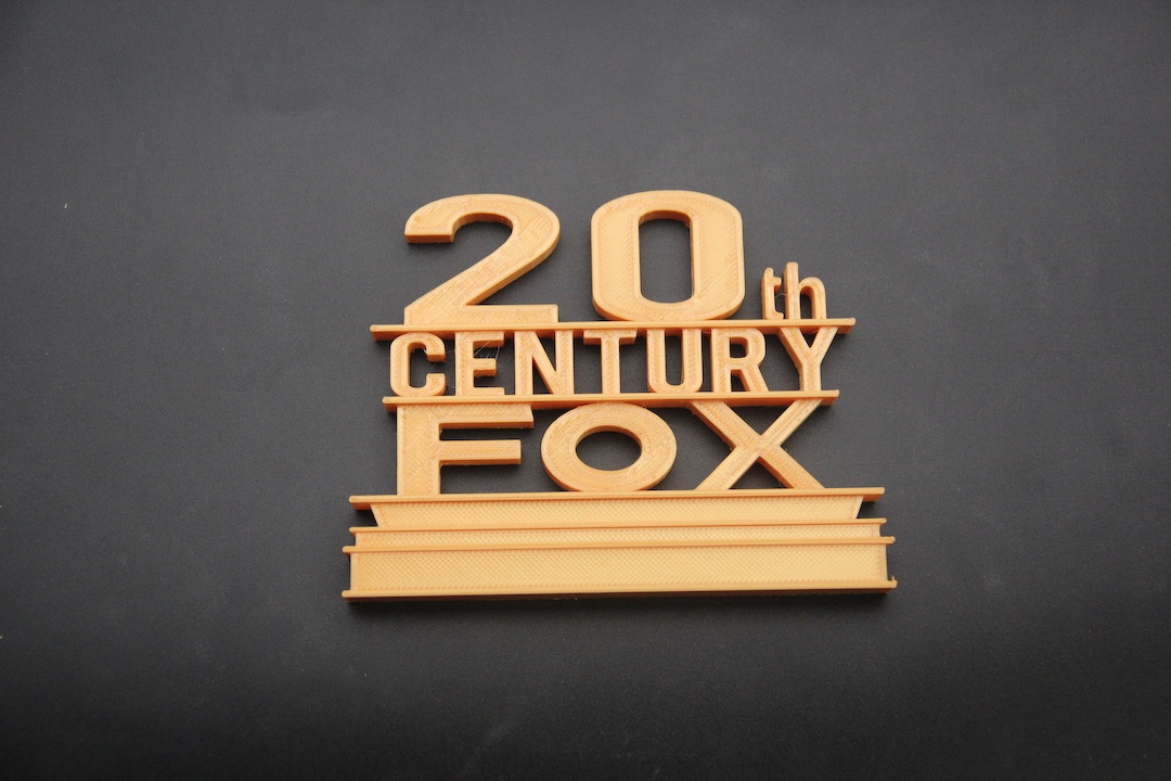 20th Century Fox Style Logo Sign. 3D Print. - Etsy