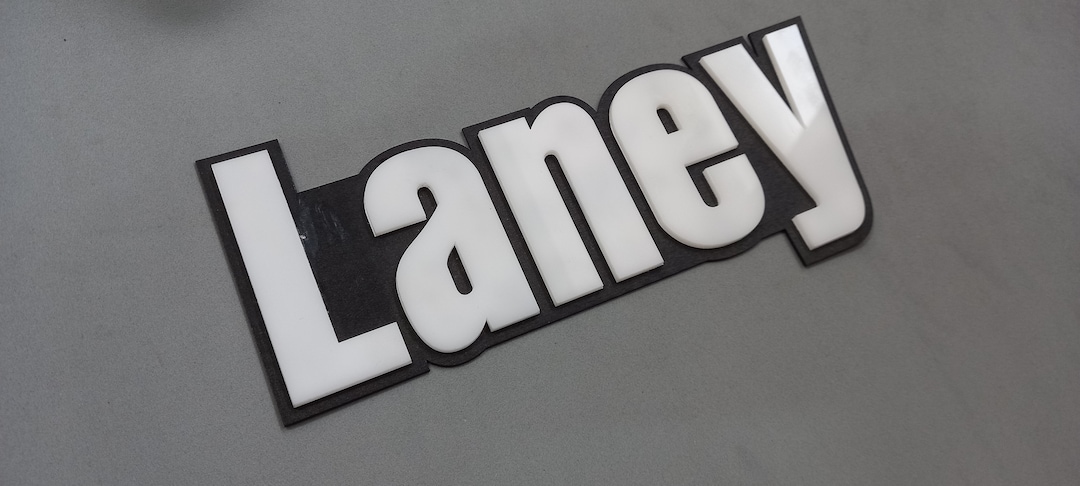 Laney White Logo 3d Letters 210mm = 8.2" - Etsy