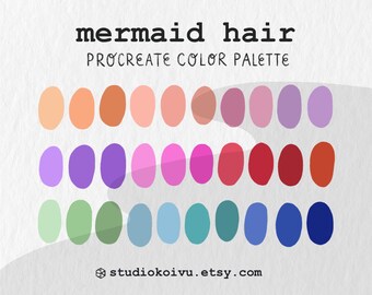 PROCREATE COLOR PALETTE // Springtime // 30 Colors for iPad Procreate ...