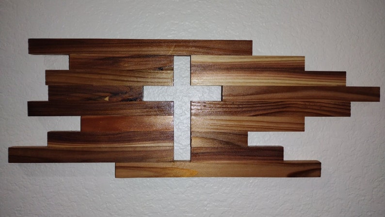 Wooden Cross Plaque - Etsy